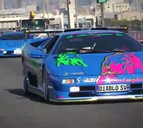 Modified Lamborghinis Take on Japan's Wangan Freeway [Video ...