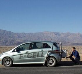 Mercedes F-Cell Tailpipe Water Sipped by Celebs | AutoGuide.com