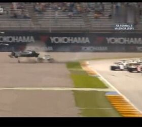 Insane Crash Video From Formula 2 Valencia | AutoGuide.com