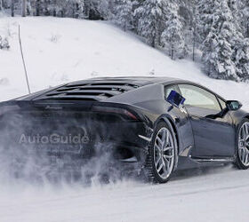 Lamborghini's Hot Huracan Superleggera Spied in the Snow | AutoGuide.com