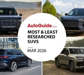 Most and Least Researched SUVs: March 2026 | AutoGuide.com